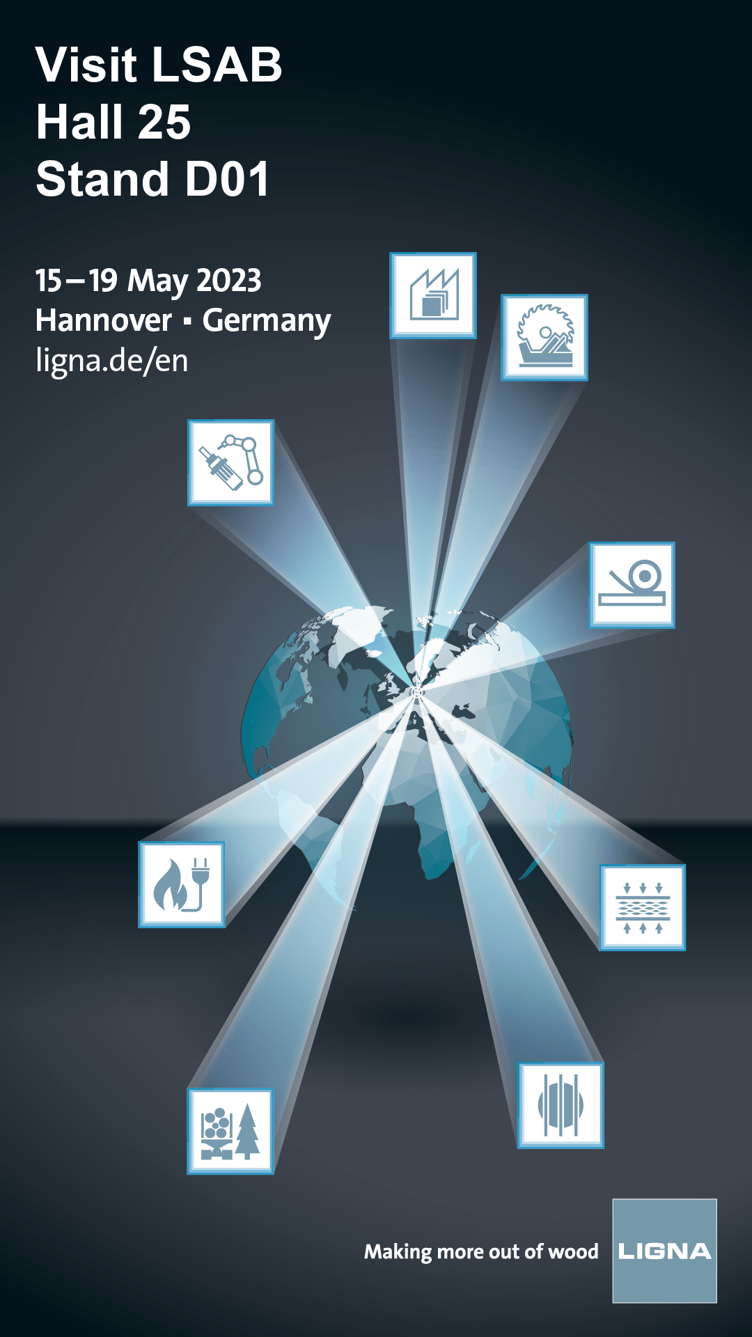 LIGNA-MESSEN 15-19 MAI 2023 I HANNOVER, TYSKLAND - LSAB Norge